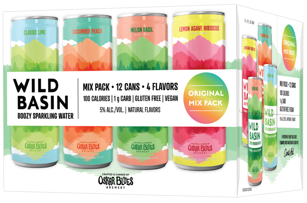 Wild Basin Boozy Sparkling Water Variety 12oz cans- 12 pack - Beverages2u