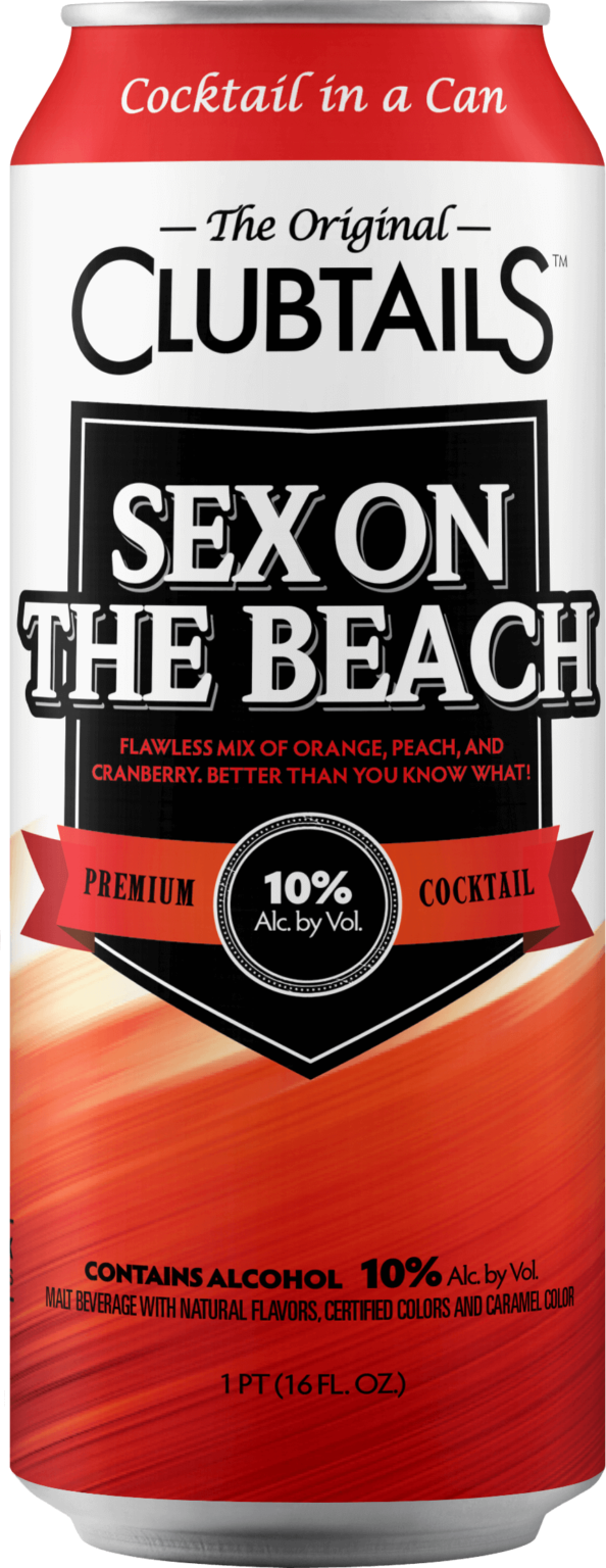 Clubtails Sex On The Beach 12 Pack 24 Oz Cans Beverages2u
