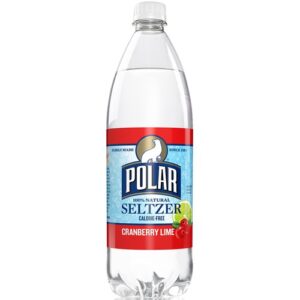 Polar Cranberry Lime Seltzer Water 1 liter - Beverages2u