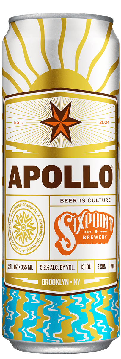 Sixpoint Apollo Summer Wheat 6 pack/12 oz cans - Beverages2u