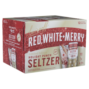 Smirnoff Hard Seltzer Red, White & Merry 12 pack/12 oz cans - Beverages2u