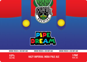 Funk Pipe Dream Imperial Hazy IPA 4 pack/16oz cans - Beverages2u