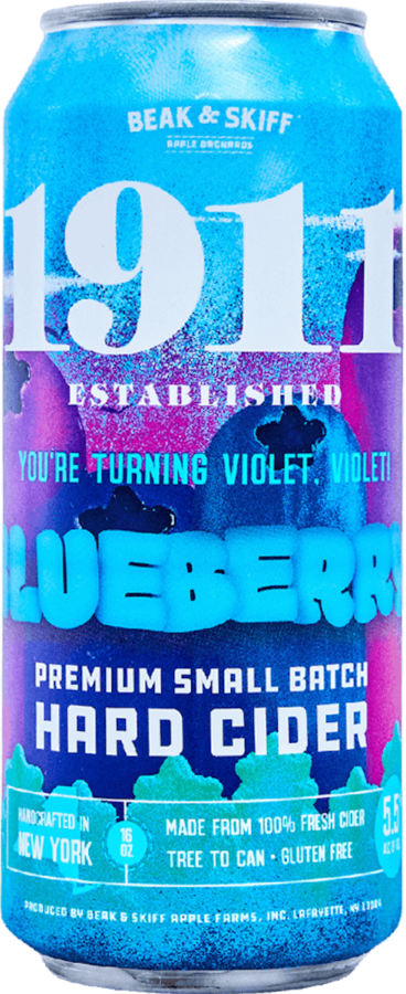 1911 Blueberry Hard Cider 24/16 oz cans - Beverages2u