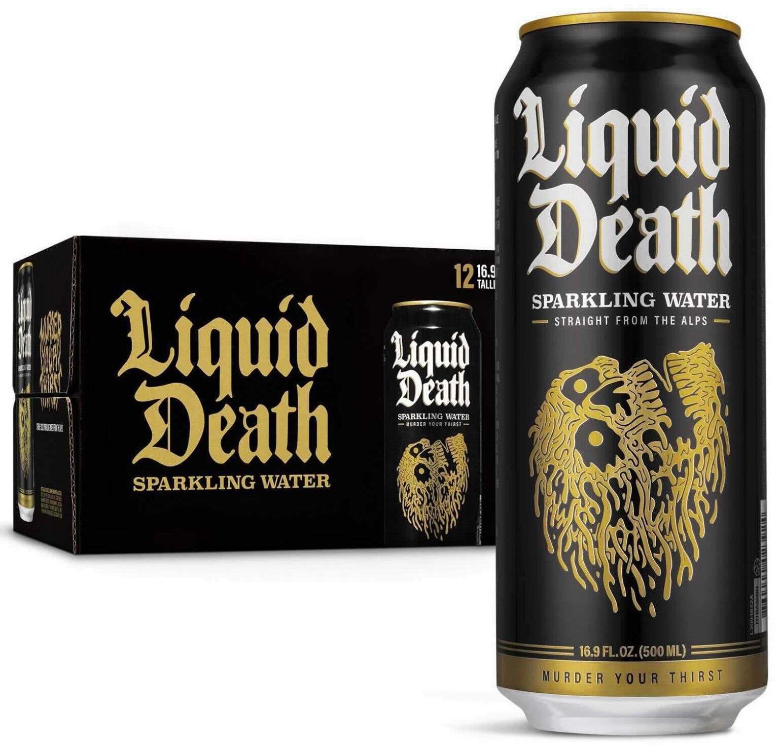 Liquid Death Sparkling Water 24/19.2 oz cans - Beverages2u