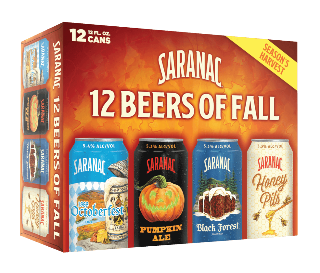 Saranac 12 Beers Of Falling 12 pack/12 oz cans - Beverages2u