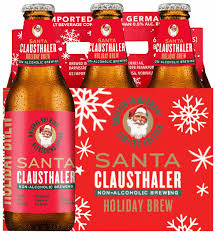 Clausthaler Santa Non Alcoholic Holiday Brew 6 pack/12 oz bottles ...