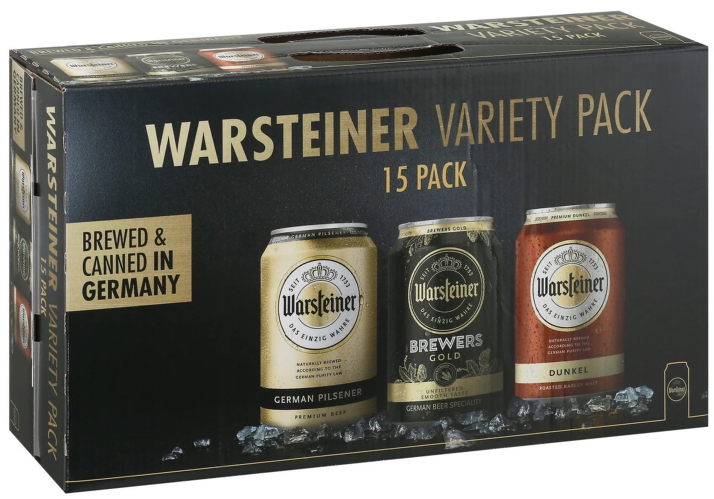 Warsteiner Variety Pack 15 pack/12 oz cans - Beverages2u