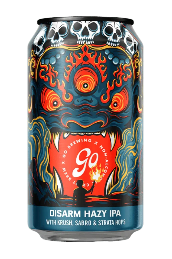 Go Brewing Non Alcoholic Hazy IPA 24 pack/12 oz cans - Beverages2u