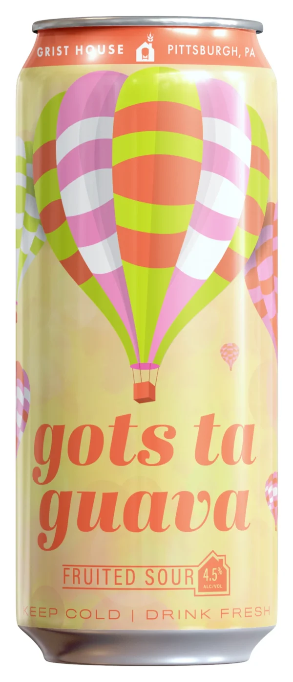 Grist House Gots Ta Guava Fruited Sour Ale 4 pack/16 oz cans - Beverages2u